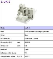 China General Fixed Ending Clapboard PA66 V2 Fixed Ending Connector 9.5mm Thickness for sale