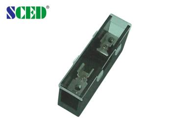 China 690V 5A Din Rail Terminal Block Accessories PBT M4 Screw With Cover For Power for sale