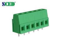 China Single Deck 300V 10A PCB Terminal Block M3 2-24 Poles 5.08mm Pitch for sale