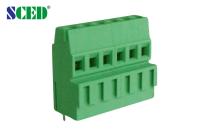 China Green Terminal Block Connector 300V 10A M3 Screw 12-26AWG 5.08mm Pitch 2-24P for sale