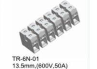 China Copper 50A Feed Through Terminal Block Pitch 13.5mm 2-16 Poles for sale