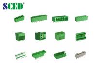 China 300V 8A Pluggable Terminal Blocks Pitch 3.81mm Male Sockets Vertical for sale