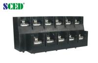 China 2 Rows 600V / 40A Power Terminal Blocks 11 Poles 13mm Pitch Brass for sale