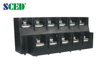 China 2 Rows 600V / 40A Power Terminal Blocks 11 Poles 13mm Pitch Brass for sale