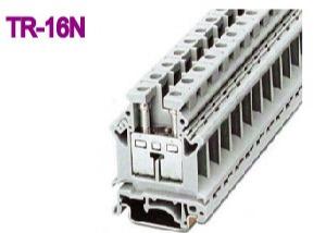 China 101A Din Rail Terminal Blocks 800V 25mm2 Brass 12.2mm Terminal Width for sale