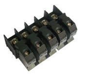 China Electrical Feed Through Terminal Block Connectors 85A Brass Perforation 15mm M5 for sale