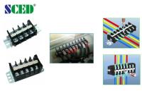 China 14.50mm Pitch Panel Feed Through High Current Terminal Block 4P Power Screw Connector for sale