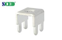 China 80A PCB Terminal Block Accessories Brass Electronics Components 6.5×10.3mm for Industrial Applications for sale