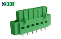 China Femae Pluggable Plug In Terminal Block 2 - 22 Poles 18A Screwless Terminal Connector for sale
