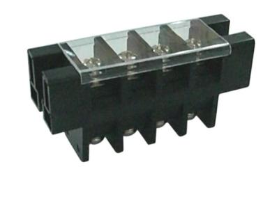China Plastic Cover 180A Panel Mount Terminal Block 21mm Perforation Feed Through for sale