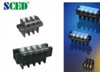 China 21mm Perforation Feed Through 180A Panel Mount Terminal Block With Plastic Cover for sale