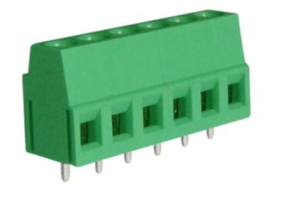 China Single Deck 300V 10A PCB Terminal Block M3 2-24 Poles 5.08mm Pitch for sale