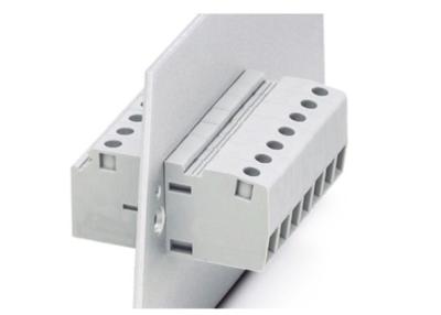 China Pitch 10.10mm Feed Through Terminal Blocks 65A 2P-24P Right Angle Wire Inlet for sale