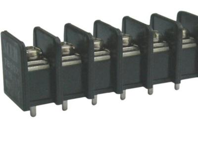 China UL94-V0 Brass Black PCB Terminal Blocks 20A 300V M4 Screw 9.525mm Pitch for sale