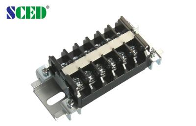 China 20A High Current Power Terminal Blocks 9.50mm Pitch Rail Mounted for Industrial Electrical Applications for sale