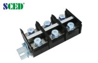 China 47mm High Current Rail Mounted Terminal Blocks 600V 300A for Frequency Converters and Industrial Power Distribution for sale