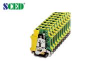 China Compact DIN Rail Terminal Blocks 12.2mm Width, 125A 35mm² Capacity for Industrial Electrical Applications for sale