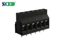 China Power Distribution PCB Terminal Blocks 5.0mm Pitch 2-24 Pin with 300V/10A Rating for sale