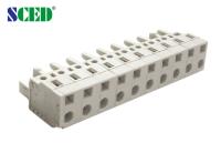 China 2-16 Pole Female Plug In Terminal Connector Block 7.5mm Pitch 300V 15A for sale