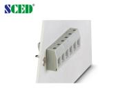 China Plastic Through Panel Terminal Blocks 10.0mm Pitch - 300V/30A Rating with UL94 V-0 PA66 Housing for sale
