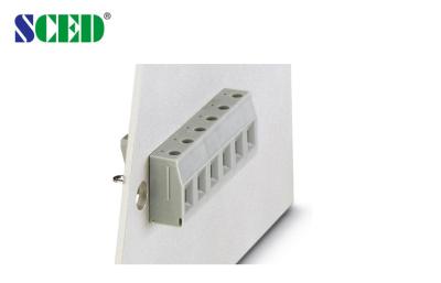 China Plastic Through Panel Terminal Blocks 10.0mm Pitch - 300V/30A Rating with UL94 V-0 PA66 Housing for sale