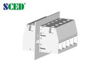 China 600V 150A Through Panel Terminal Blocks Pitch 18.8mm 2-24 Pole Right Angle for sale