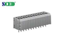 China 16A Screwless Spring Terminal Block 3.81mm Pitch 300V Rating for PCB and Industrial Applications for sale