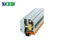 China Aluminum Heavy Duty DIN Rail Terminal Blocks 600V 230A 25.0mm Width for Industrial Power Distribution for sale