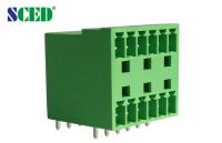 China 300V Male Pluggable Terminal Block with 3.81mm Pitch, 8A Current Rating and 1.2mm PCB Hole Diameter for sale