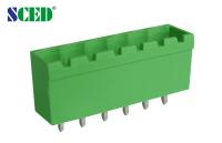 China 5.08mm Pitch Male Pluggable Terminal Block 300V 18A for Industrial Control 2P-24P Positions for sale