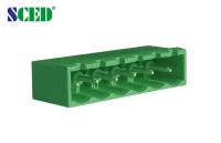 China 5.08mm Pitch Male Header PCB Terminal Block Connector 300V 18A 2P-24P Positions for sale
