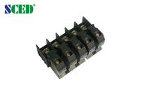 China 600V 60A Perforation Electrical Terminal Block with 12.7mm Pitch and 6mm² Wire Capacity for sale