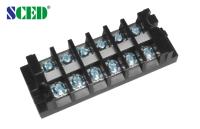 China Double Row Screw Panel Mount Terminal Block PCB Terminal Connector With Any Poles for sale