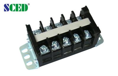 China 14.00mm Panel Mount Electrical Terminal Block 600V 40A PCB Barrier Terminal with UL/IEC Certification for sale