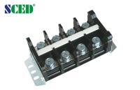 China 26.00mm Barrier Type Panel Mount Terminal Block 600V 101A Double Levels High Current Connector for sale