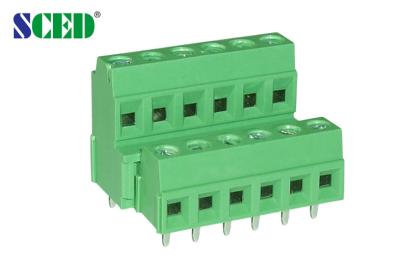 China 3.81mm Pitch PCB Terminal Blocks 300V 10A 2P-28P Euro Style Screw Connectors for sale