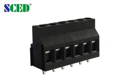 China PCB Mount Terminal Block 5.0mm Pitch 300V 10A Screw Type with Multiple Inlet Options for sale