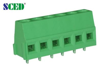 China 5.08mm European PCB Screw Terminal Block 300V 10A - 2P to 24P Power Supply Connector with 2.5mm² Wire Capacity for sale