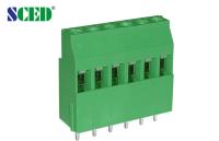 China Euro Type Screw Connection Terminal Block 300V 10A PA66 Brass Terminal for sale
