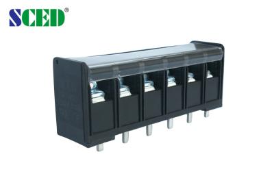 China 600V 40A Single Level Barrier Terminal Block Pitch 14.5mm , 4P - 14P for sale