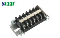 China Plastic Single Level High Current Terminal Block 9.50mm Pitch 600V 20A with Multiple Wire Inlet Options for sale