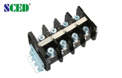 China Pitch 25.00mm High Current Terminal Block Connectors , 101A 600V PCB Terminal Blocks for sale