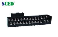 China 27x2 Pin Double Level Barrier Terminal Block 8.20mm Pitch 300V 10A Power Terminal for sale