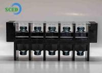 China 150A PBT Power Terminal Block Connector 27.0mm Pitch M8 Screw 600V for sale