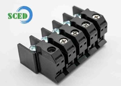 China Feed Through Terminal Block 90A 600V PA66 M5 15.00mm 4-20 AWG Perforation for sale