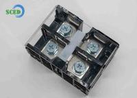 China Black High Current PC Terminal Block 31.00mm Pitch 600V 200A for Rail Transportation for sale