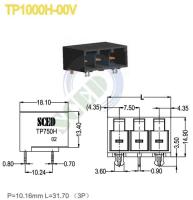 China 300V 55A Female Pluggable Terminal Block 3P Pitch 10.16mm PCB Connector for sale