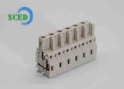 China Double Level Plug In Terminal Block 7.50mm Pitch 300V 15A 2P to 16P In Sockets for sale