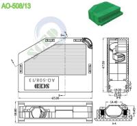 China 5.08mm 13 Pin Plug In Terminal Block Connector PA66 UL94 V-0 Wire Collect Box for sale