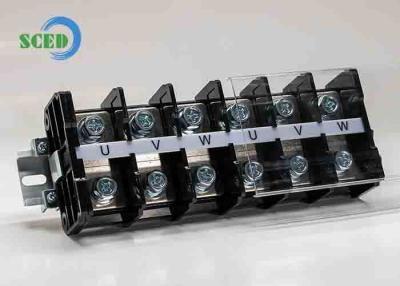 China PCB Barrier Terminal Blocks 32.0mm 175A High Current Terminal Block PC M8 Right Angle for sale